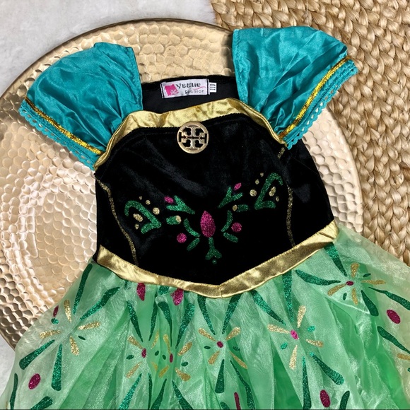 Costumes | Disney Frozen Princess Ana Costume Dress | Poshmark